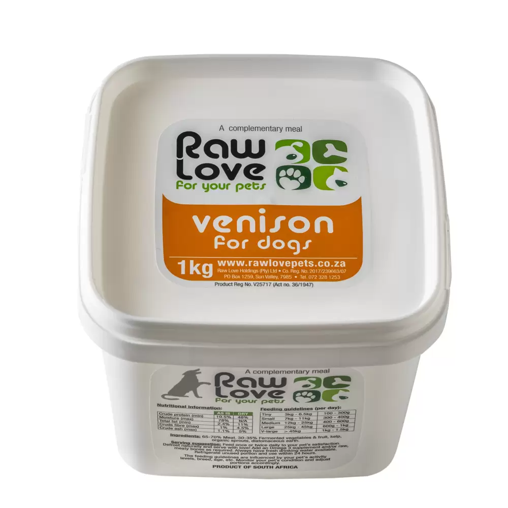 Venison Meal For Dogs | Raw Food Diet | Raw Love Pets